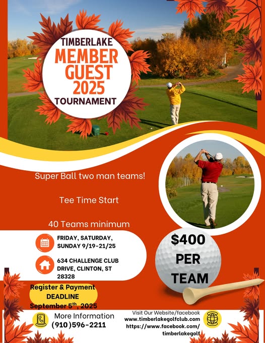 Member Guest - Timberlake Golf Club